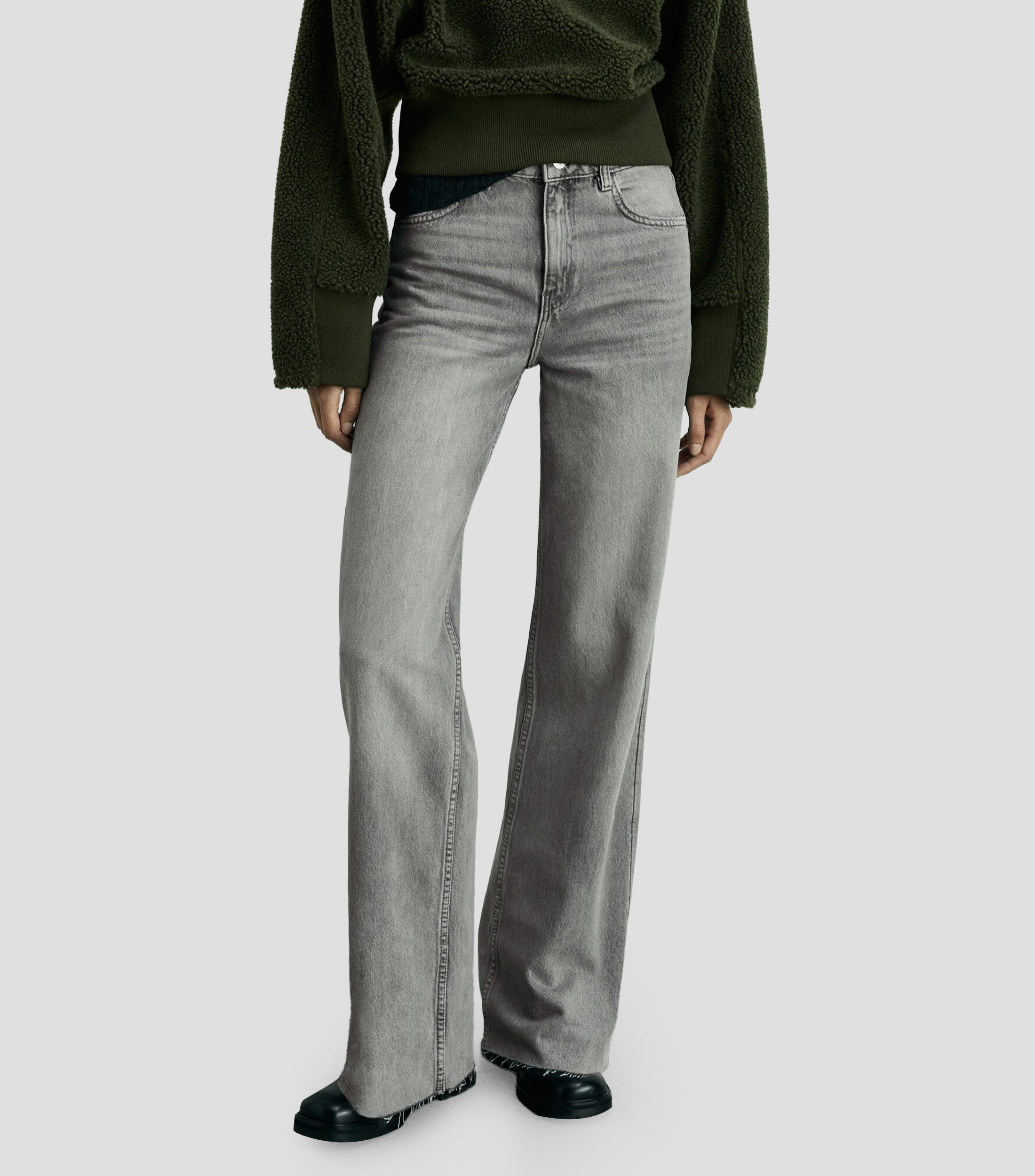 Mango Jeans Danila wideleg tiro medio Mujer |El Palacio de Hierro